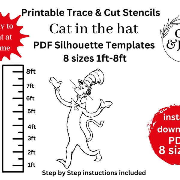 Cat Scroll Saw Pattern - Etsy