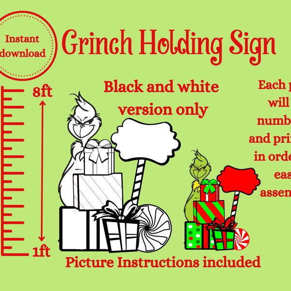 Grinch Sign - Etsy