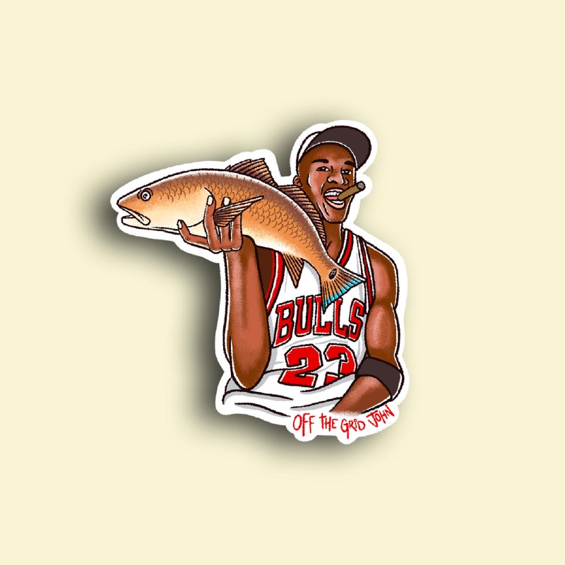 Fish Lamp Sticker - Etsy