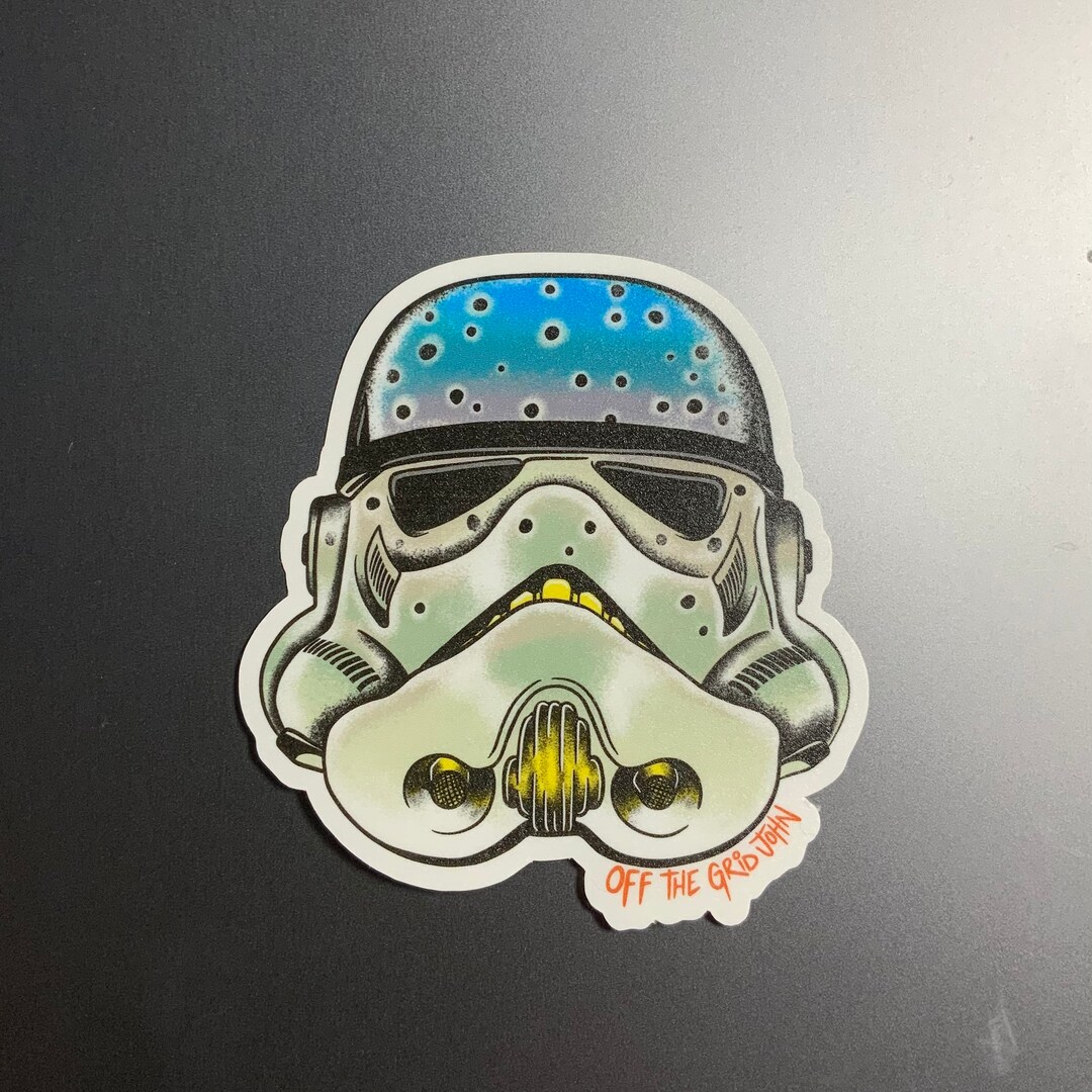 Stormtrooper Star Wars Sea Trout Fishing Sticker - Etsy