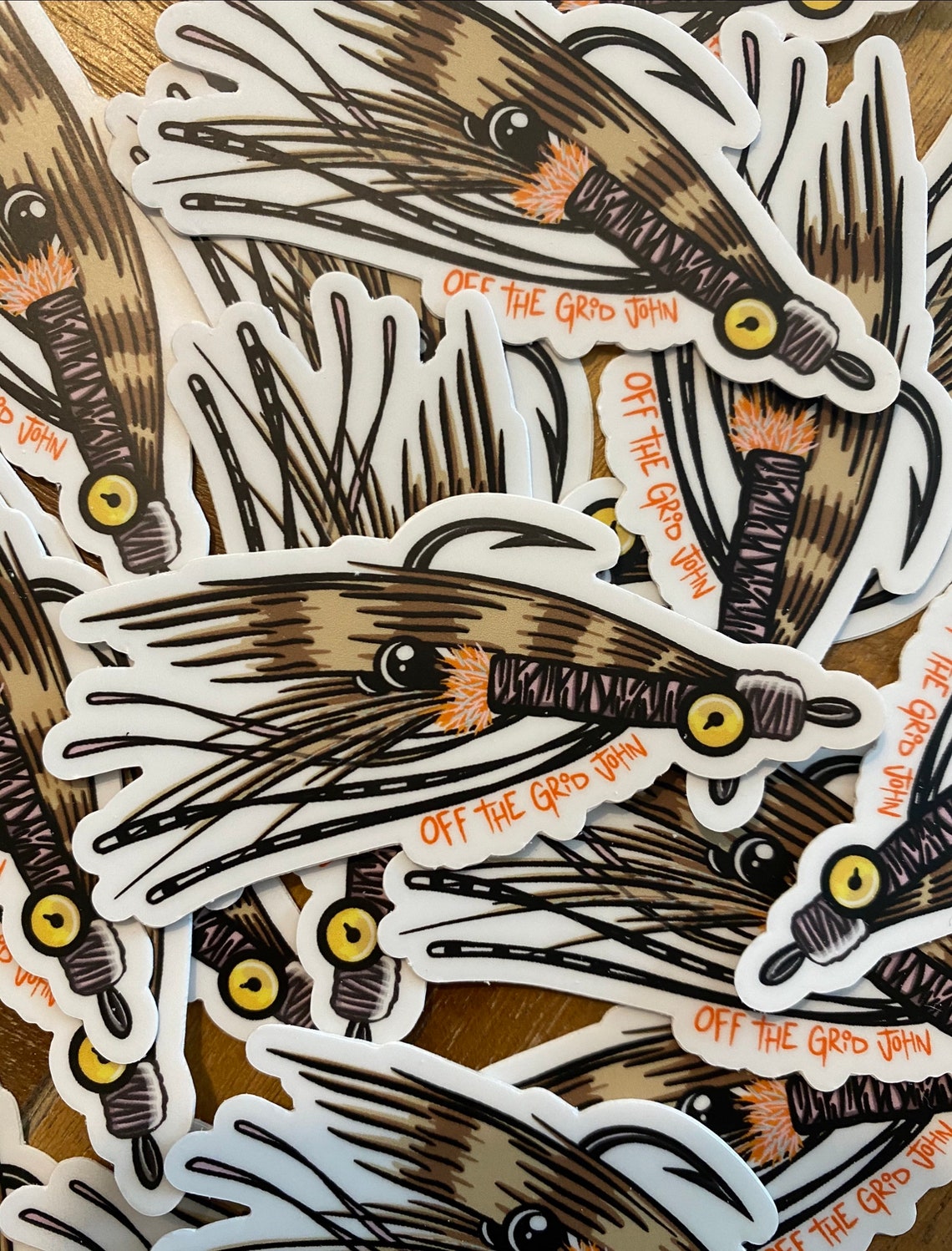 Fly Fishing Bonefish Sticker by off the Grid John - Etsy