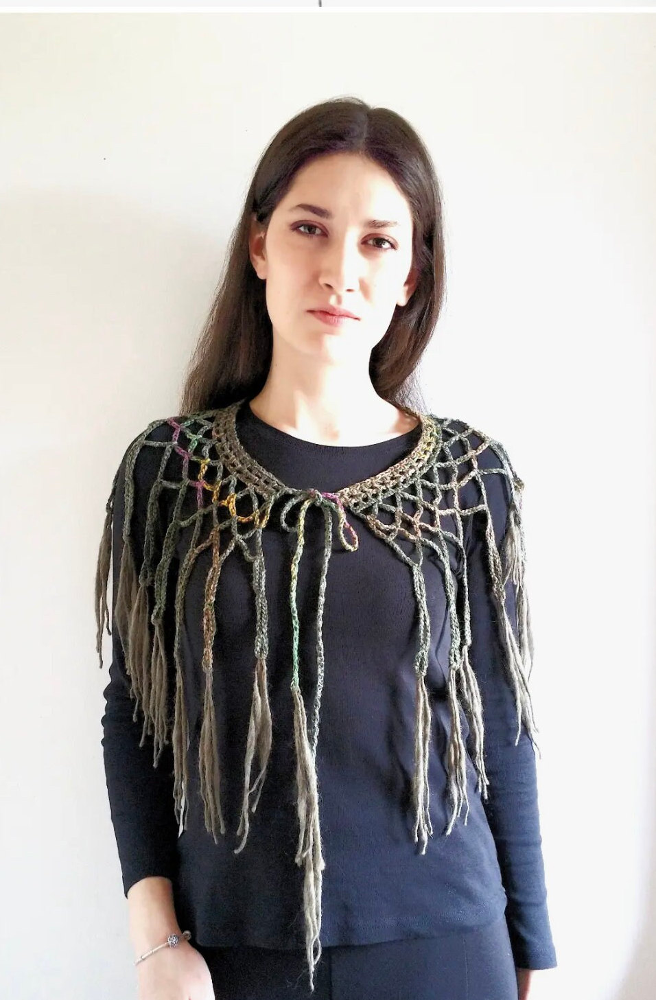 Forest Web Scarf forest Green - Etsy