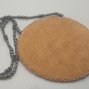 Army Patch Beaded Native American Design Medallion in Green, Cream and ...