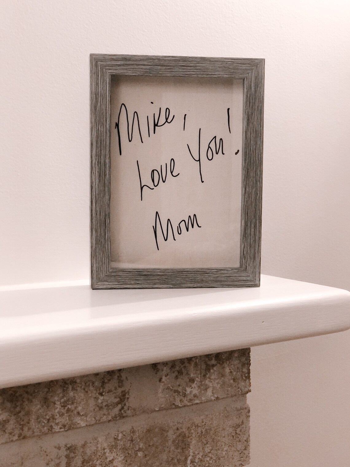 Custom Handwriting Sign/shadow Box - Etsy