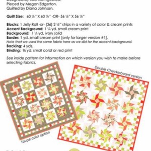 Strawberry Swirl Quilt Pattern From Fig Tree & Co - Etsy