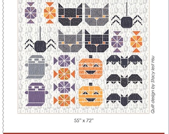 Spooky Sampler Stacy Iest Hsu Quilt Pattern PDF - Etsy
