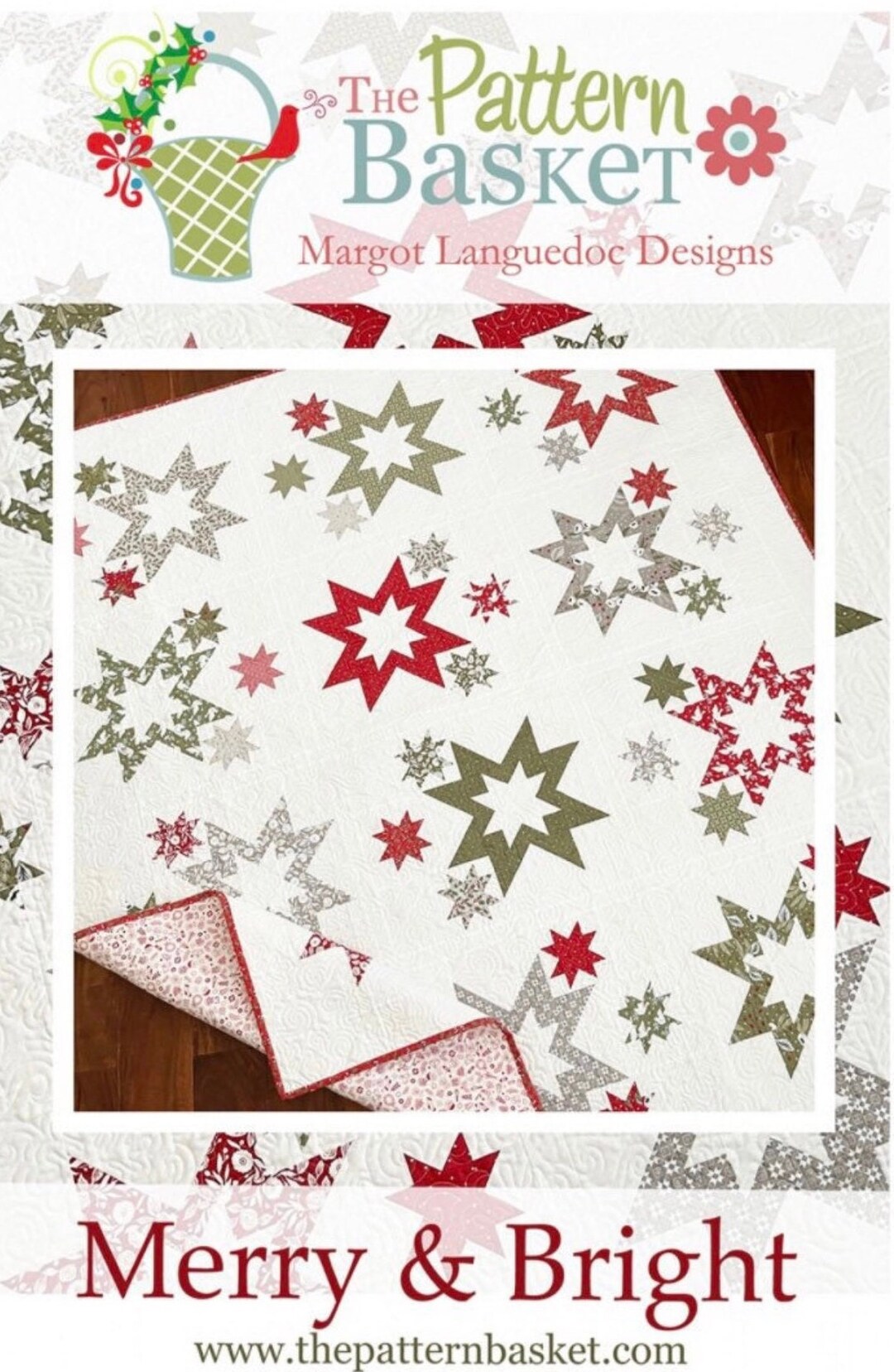 Merry & Bright Quilt Pattern by Margot Languedoc for the Pattern Basket ...