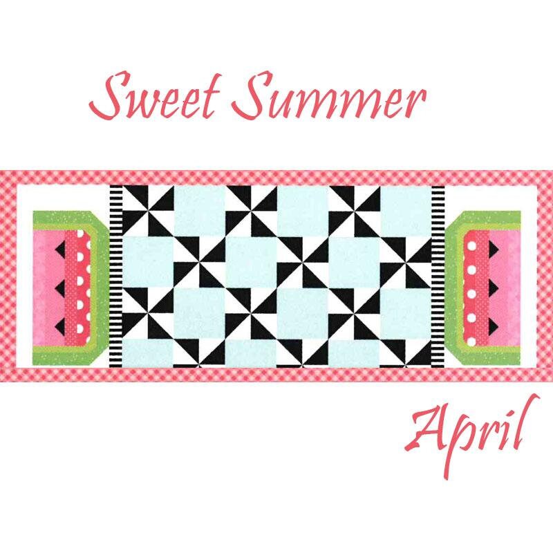READY TO SHIP Riley Blake Monthly Table Runner Kit Sweet Summer ...
