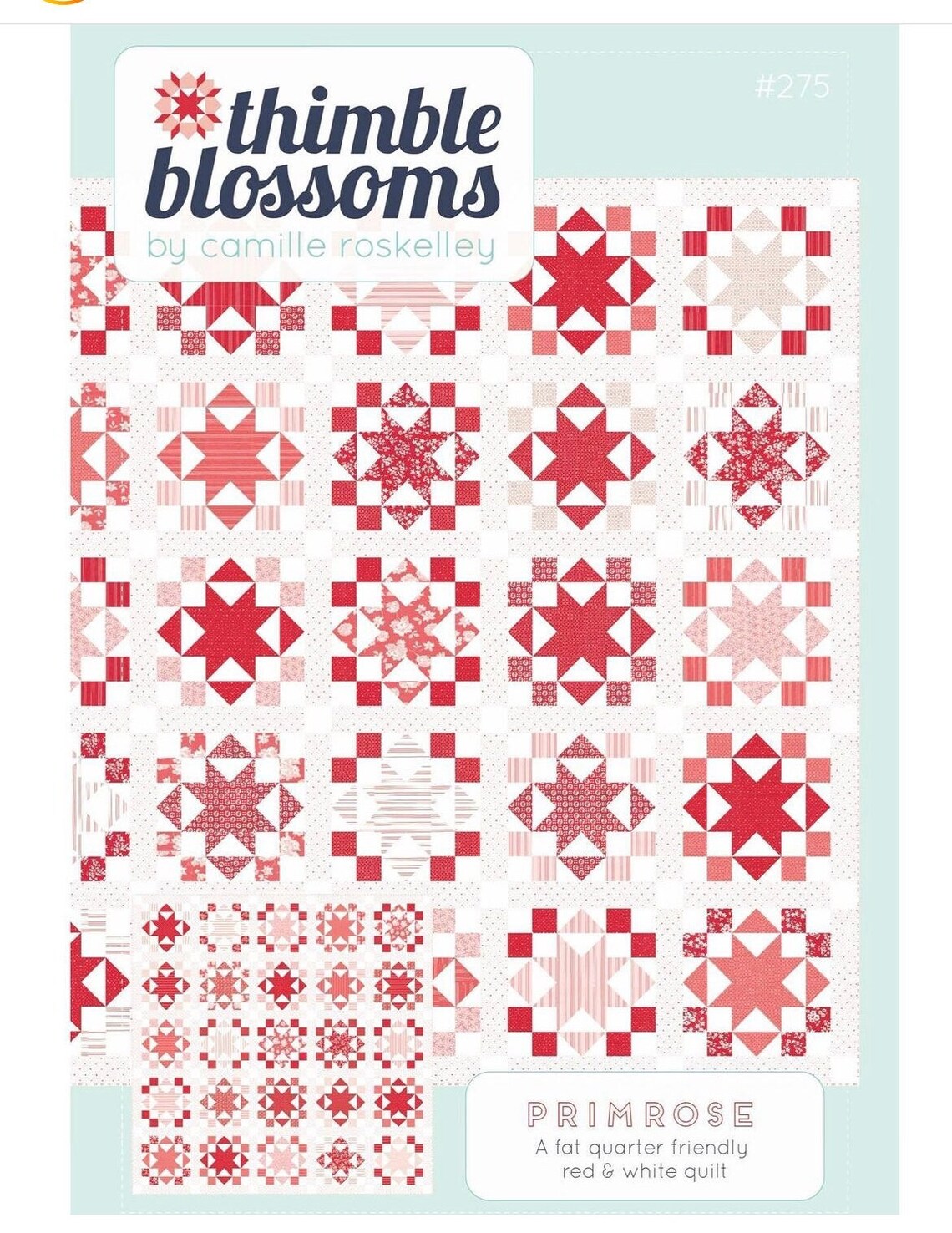 Primrose Quilt Pattern From Thimble Blossoms by Camille - Etsy