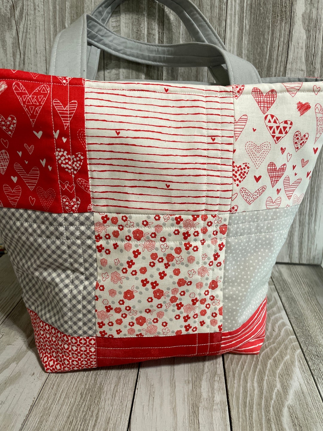 Quilted Bag, Bag, Tote, Quilted Bag, Quilted Tote, Handmade Bag ...