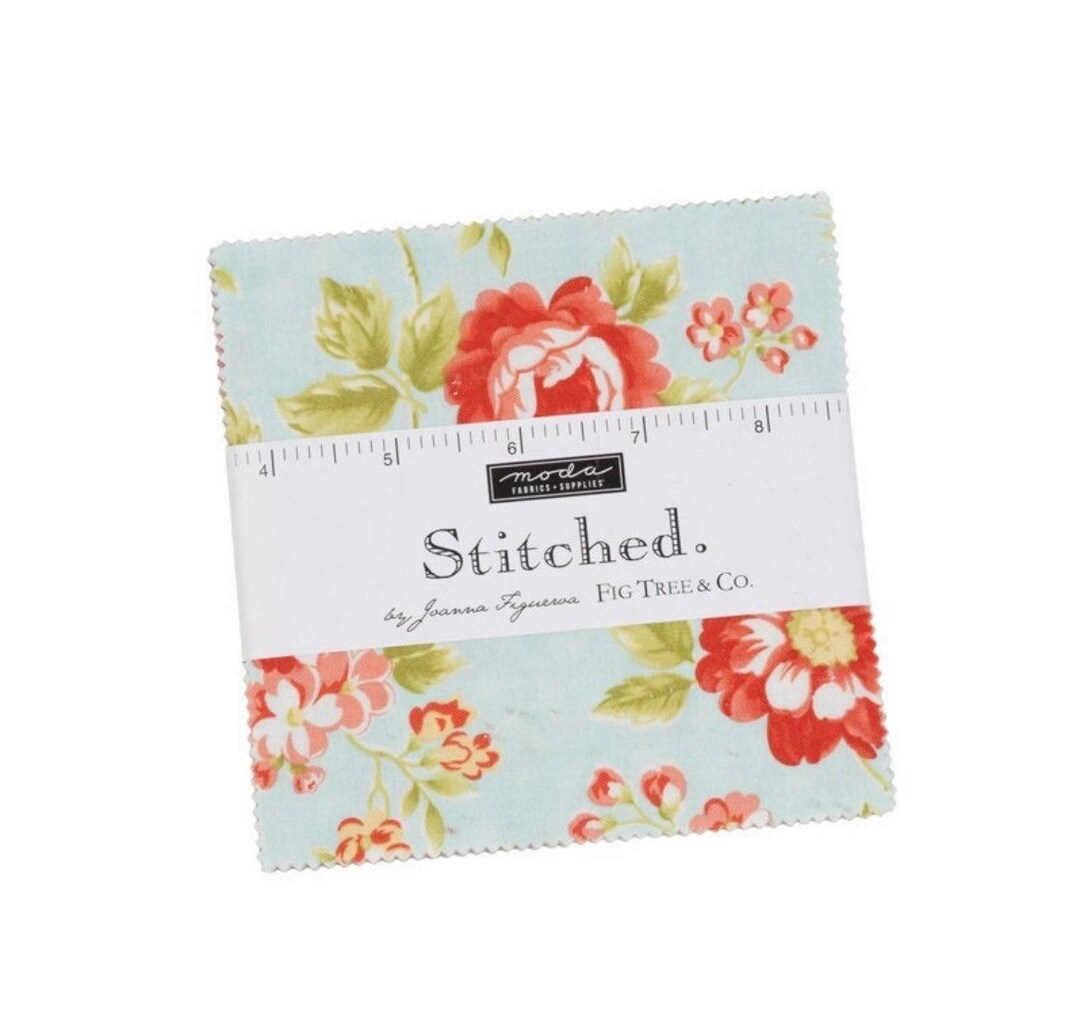 Stitched 5” Charm Pack by Fig Tree Co. for Moda - 42 Pieces - Etsy