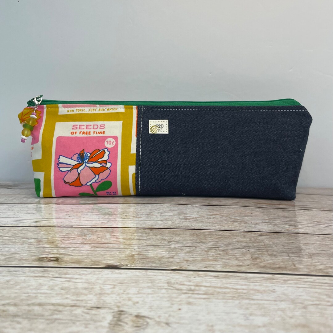 Extra Long Pencil Case for Art, Sewing, or School Supply Organization ...