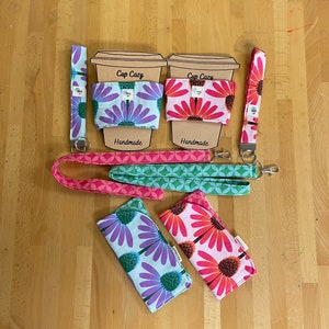 Reversible Fabric Cup Cozy, Continuous Fabric Cup Sleeve, Coffee Lover ...