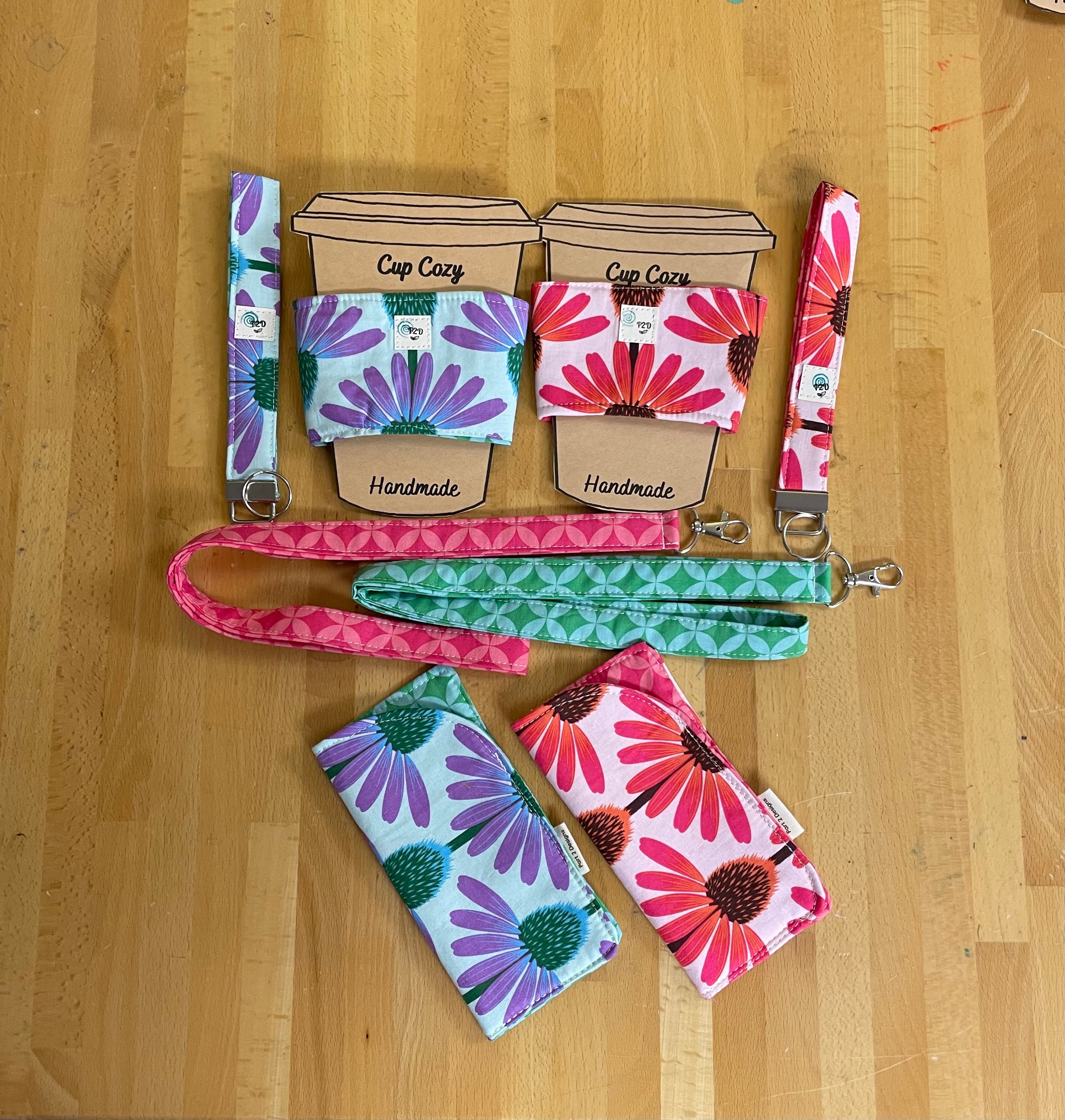 Reversible Fabric Cup Cozy, Continuous Fabric Cup Sleeve, Coffee Lover ...