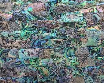 Abalone Adhesive Veneer Sheet mother of Pearl Shell 9.5 X 5.5 Inches ...