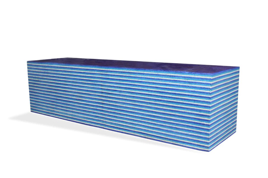 Caribbean Waves Spectraply Turning Blanks 1.5" X 1.5" Choose Length SP ...