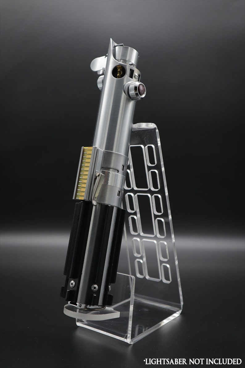 Classic Crystal Clear Vertical Acrylic Lightsaber Stand V2 - Etsy UK