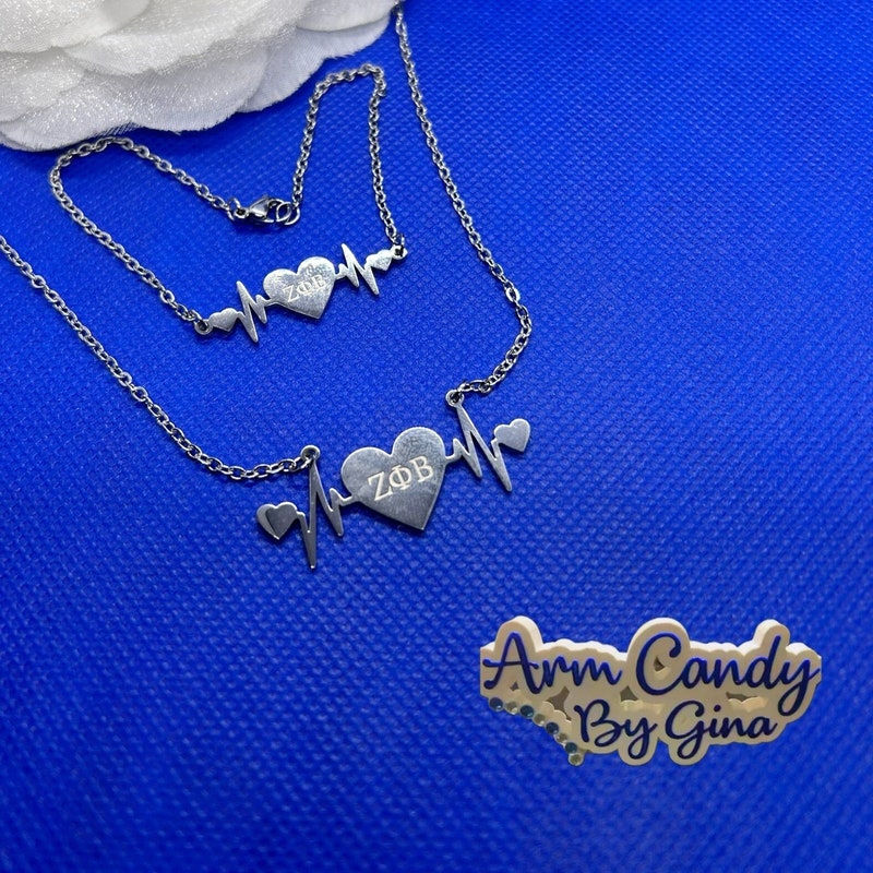 Heart Beat Necklace - Etsy