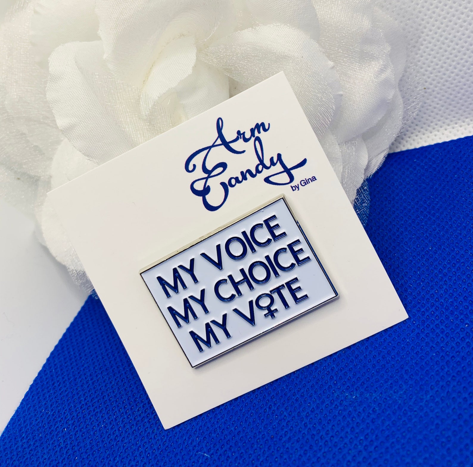 My Voice..my Choice..my Vote Lapel Pin - Etsy