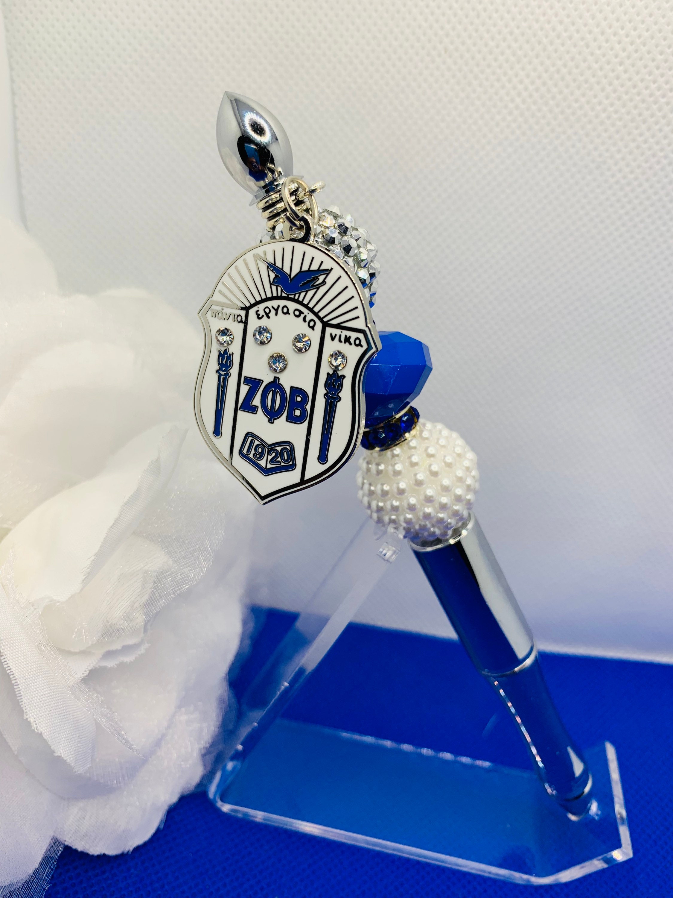 Silver Zeta Phi Beta Shield” Collection Pen