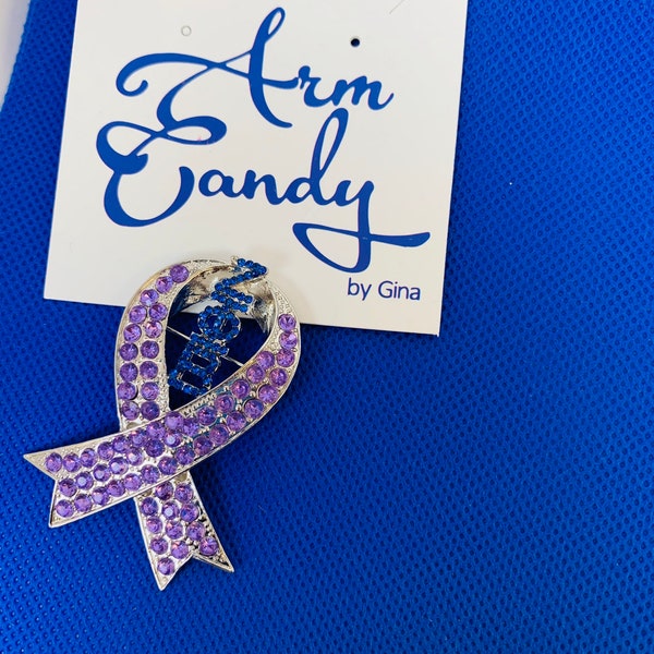 Zeta Phi Beta Domestic Violence Pin Etsy