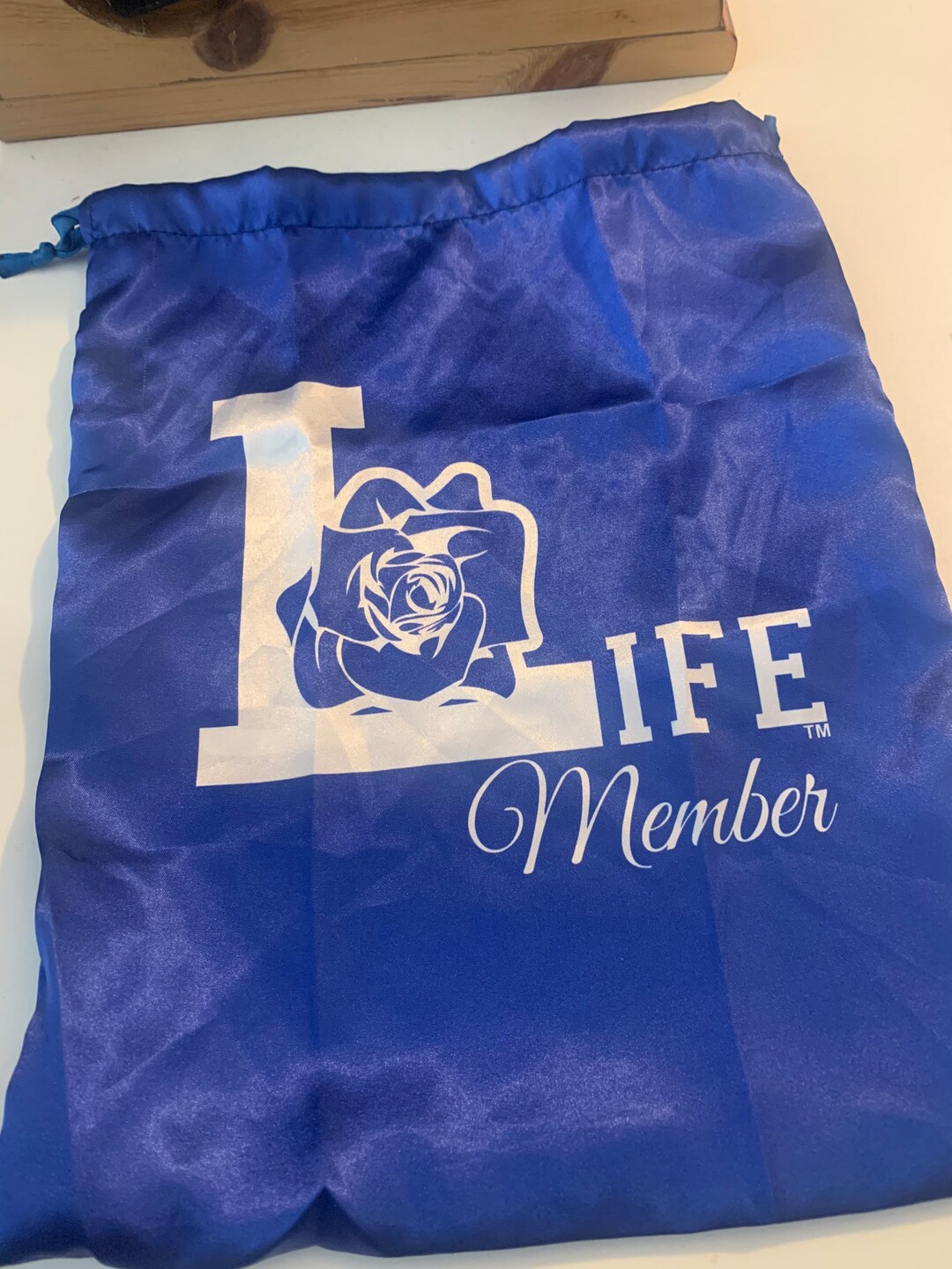Zeta Phi Beta Life Member Satin Shoe Bag - Etsy