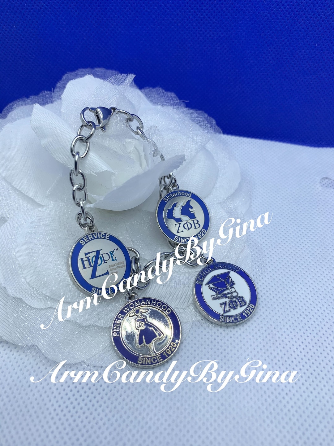 Zeta Phi Beta Principles Charm - Etsy
