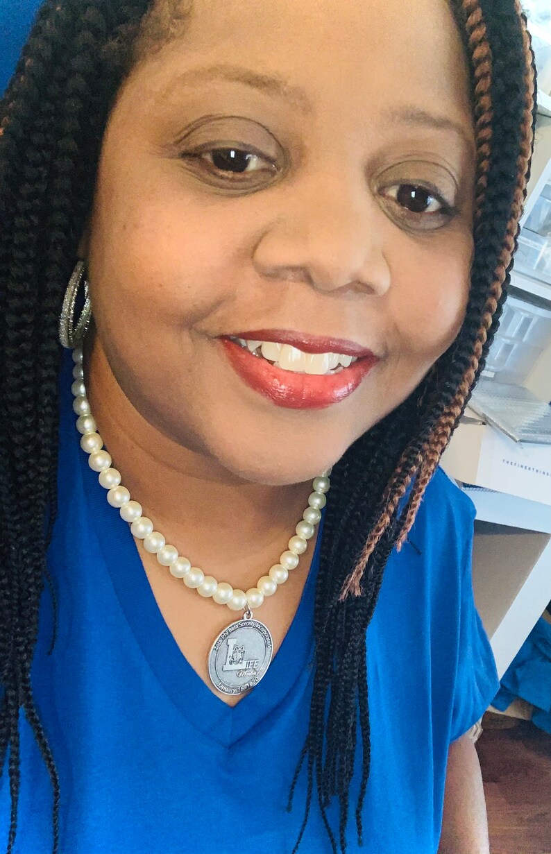 Zeta Phi Beta Life Member Necklace Set - Etsy