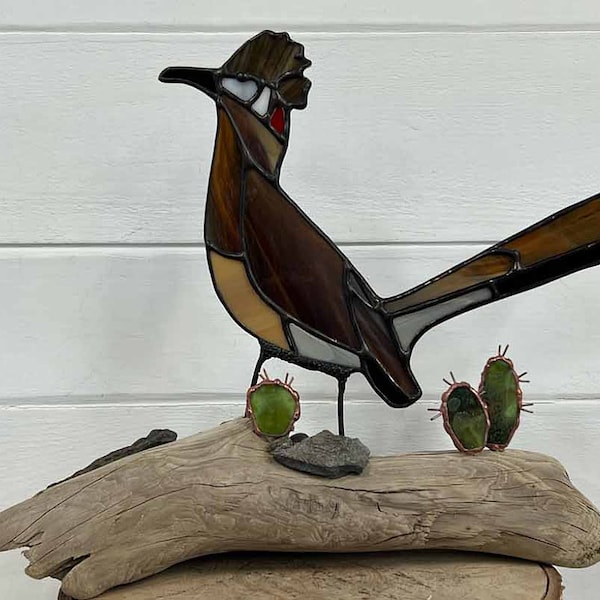 Road Runner Stained Glass - Etsy