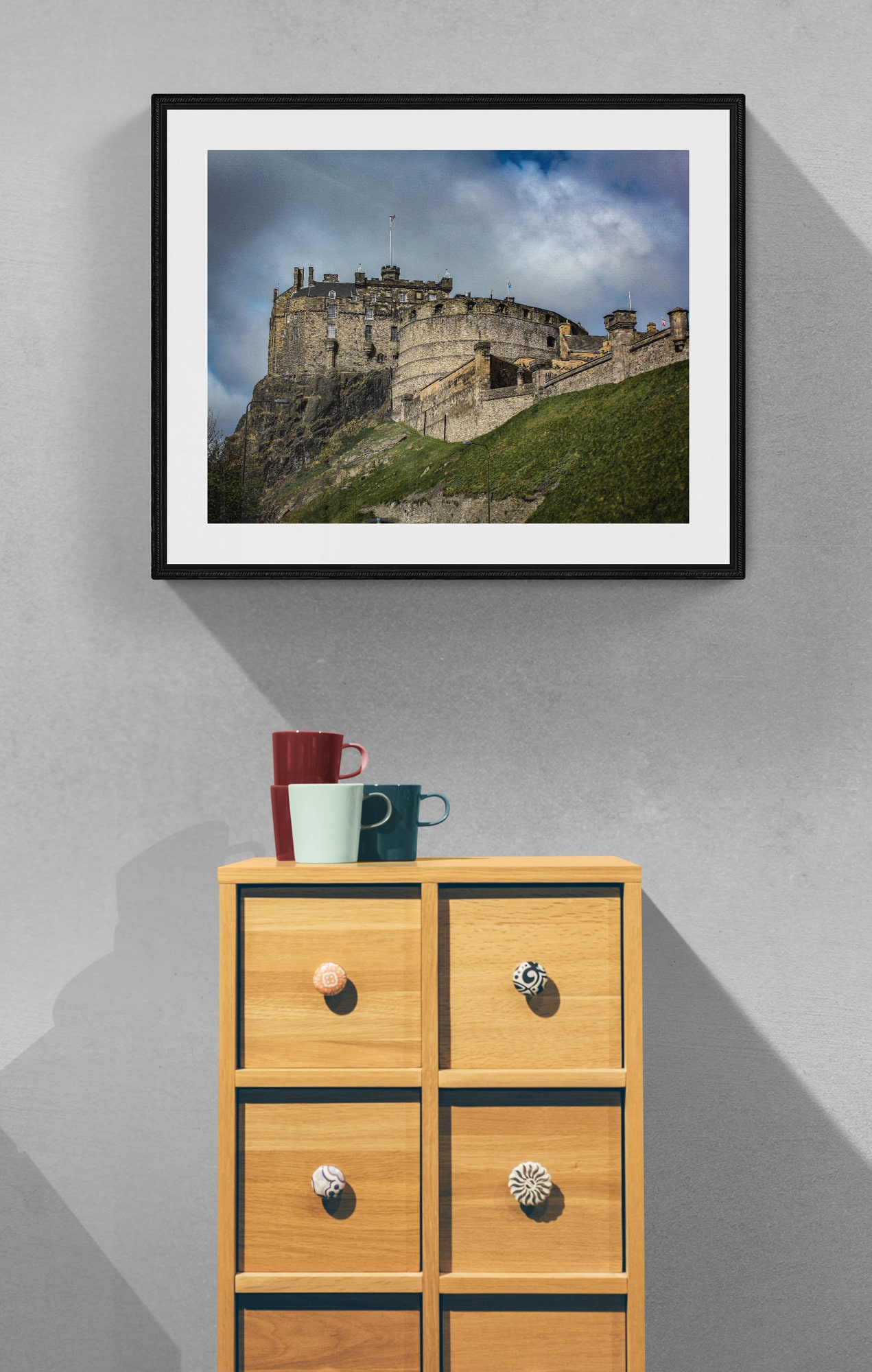 Edinburgh Castle Print Scotland Wall Art Edinburgh Print - Etsy