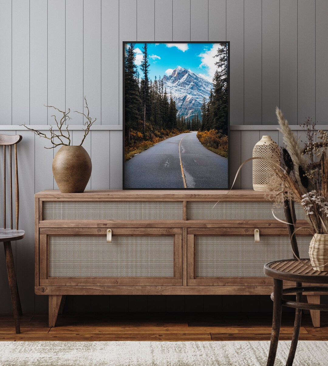 Mountain Poster, Mountain Wall Art, Mount Edith Cavell Photo, Jasper ...