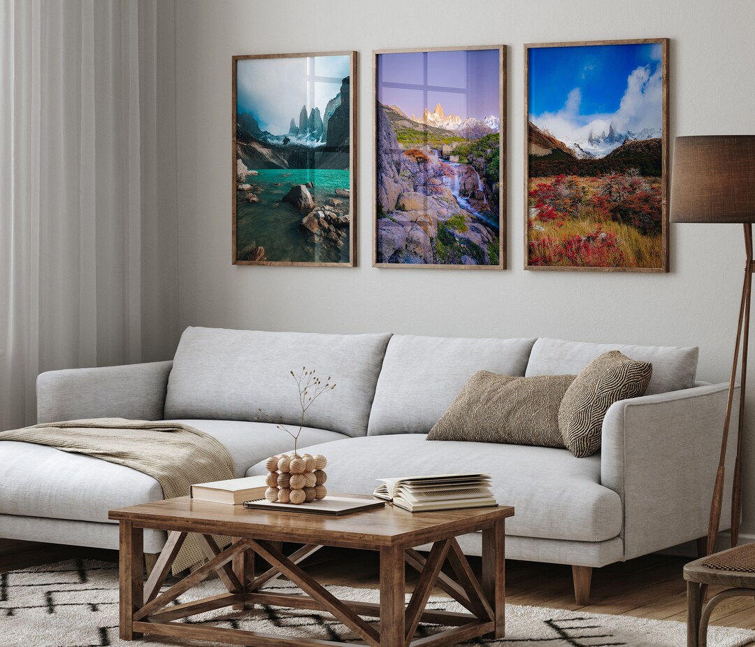 Patagonia Print Set of 3, Patagonia Wall Art, Fine Art Photography ...