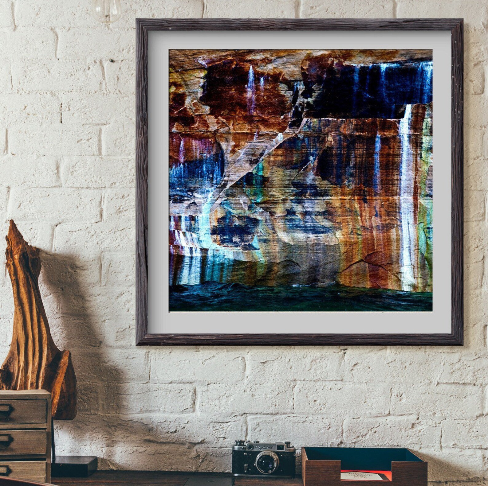 Abstract Mineral Photo Pictured Rocks National Park Mineral - Etsy