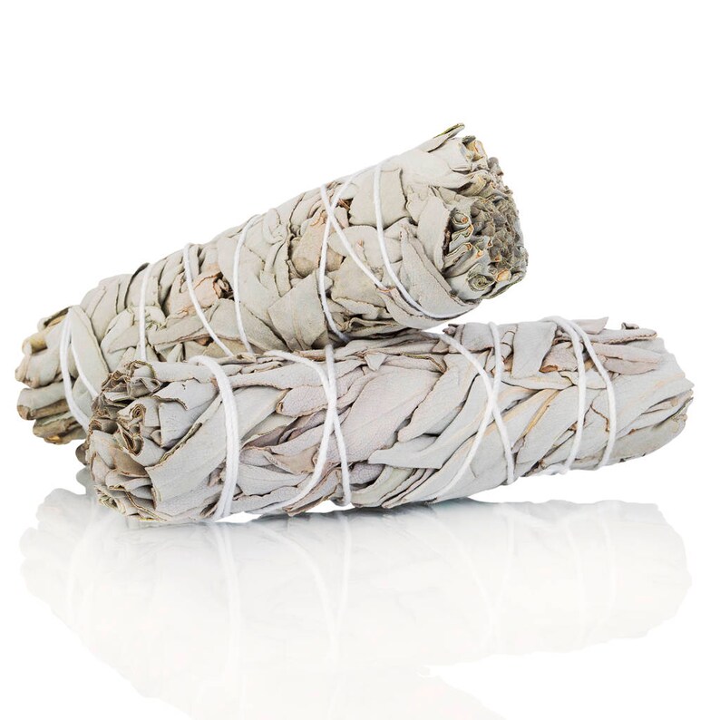 White Sage Wands Bundle of 3 Mini White Sage Wands home Clearing or Personal Smudge Wands - Etsy