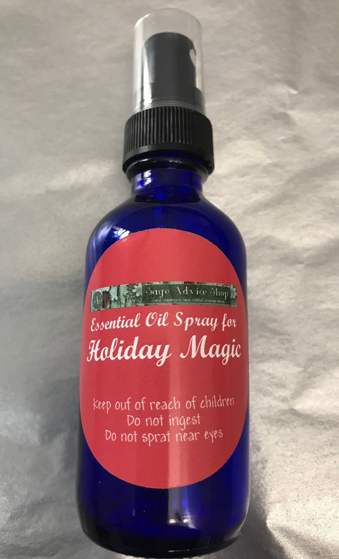 Holiday Magic Essential Oil Spray, Freshen Home With Juniper, Cedar ...