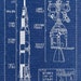 Saturn V Blueprint Cross Stitch Pattern Instant (Download Now) - Etsy