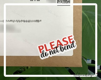 Do Not Bend Envelope - Etsy
