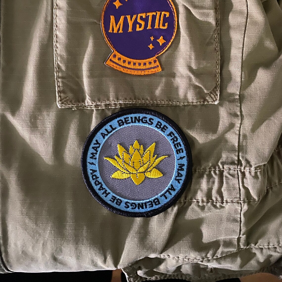 Buddhist Patch-may All Beings Be Free-may All Beings Be Happy | 3 ...