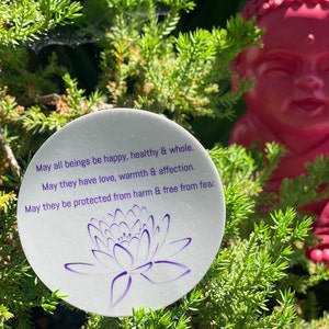 Buddhist Sticker 3 Round Mettā Meditation Buddhist - Etsy