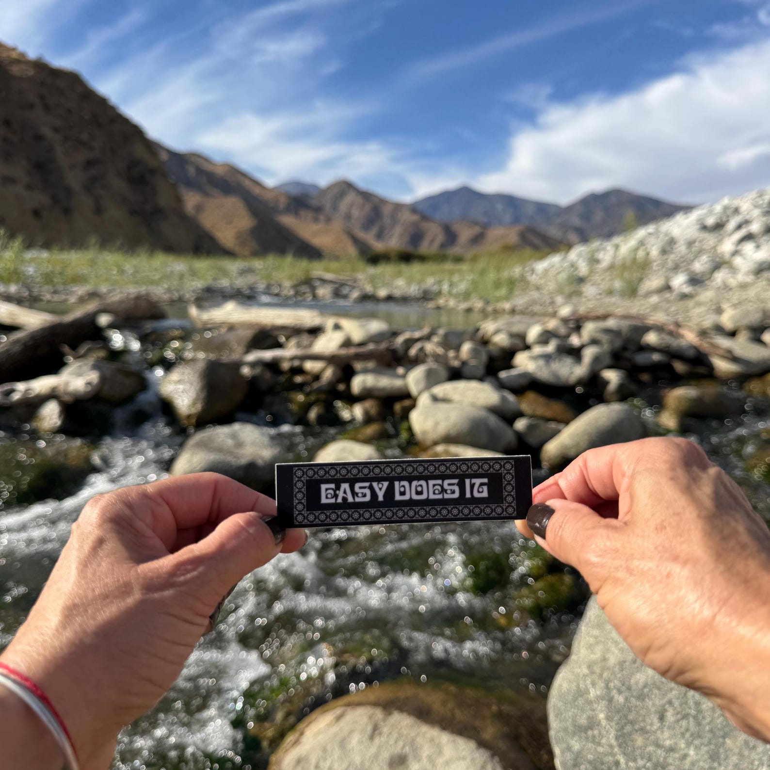 Easy Does It Recovery Sticker | AA Al-anon Slogan, Sobriety Gift - Etsy