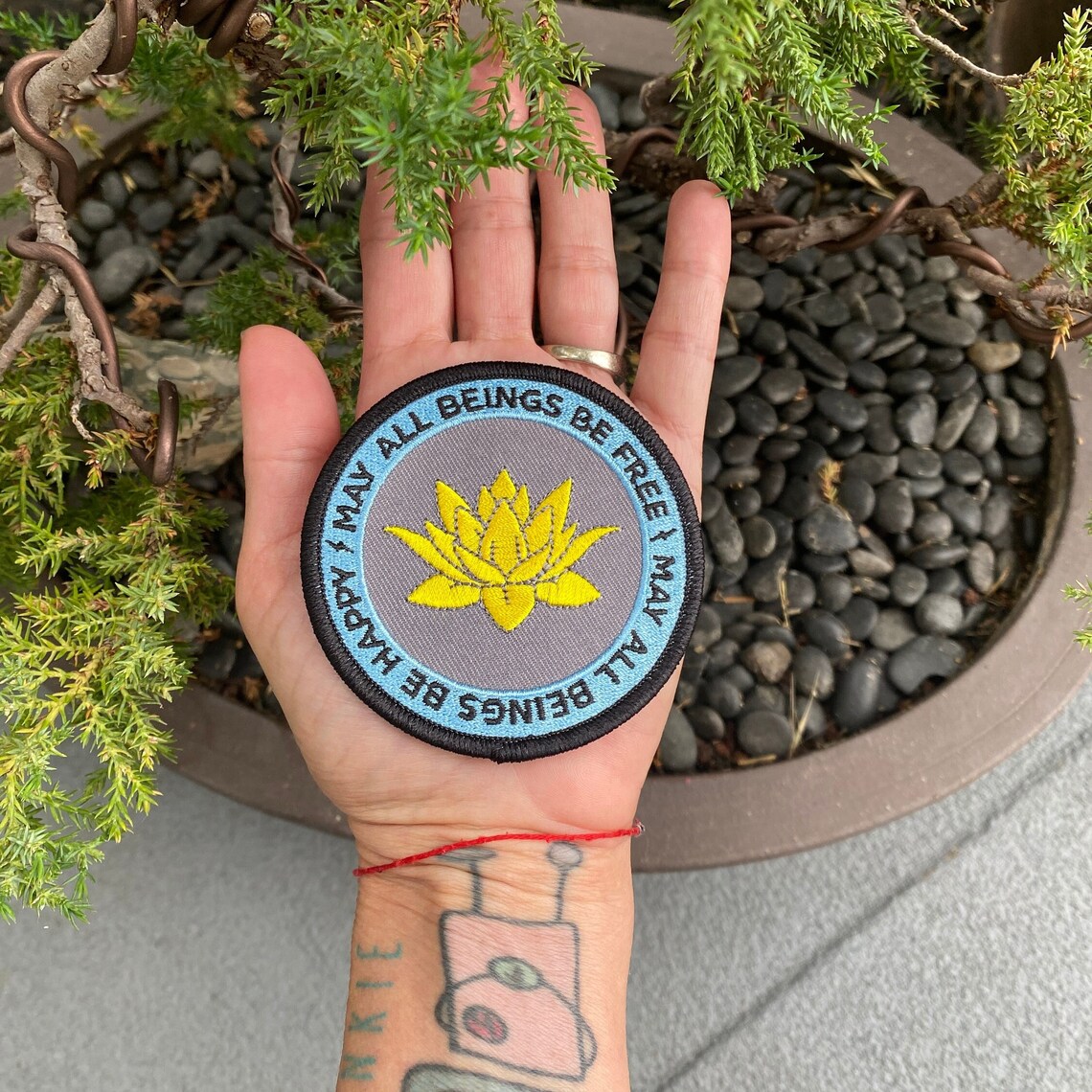 Buddhist Patch-may All Beings Be Free-may All Beings Be Happy | 3 ...
