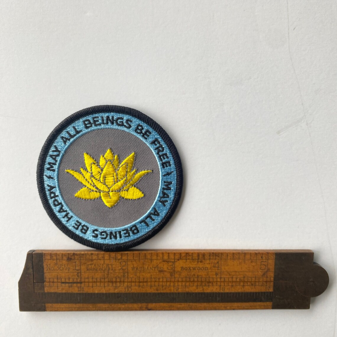 Buddhist Patch-may All Beings Be Free-may All Beings Be Happy | 3 ...