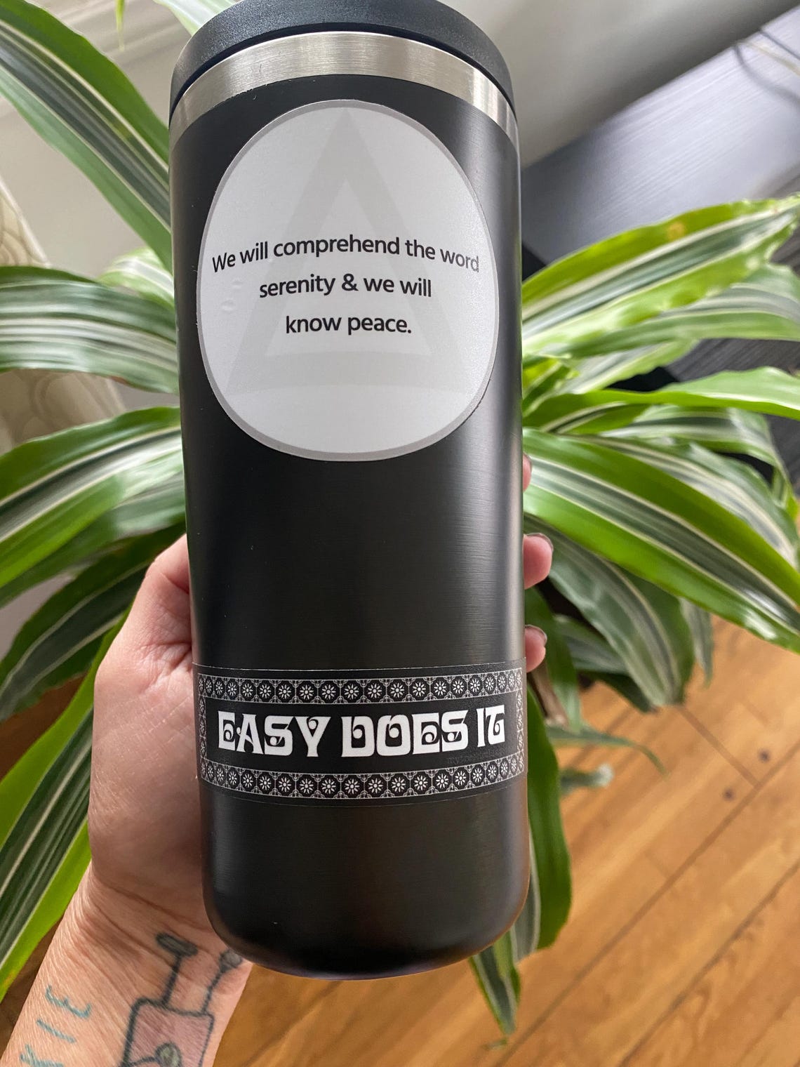 Easy Does It Recovery Sticker | AA Al-anon Slogan, Sobriety Gift - Etsy