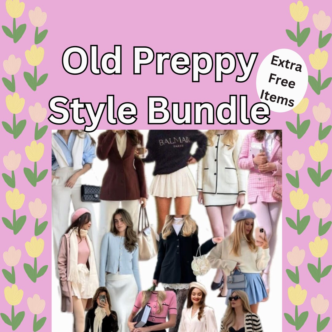 Old Preppy Style Bundle, Preppy Mystery Box, Old Preppy Aesthetic Style ...