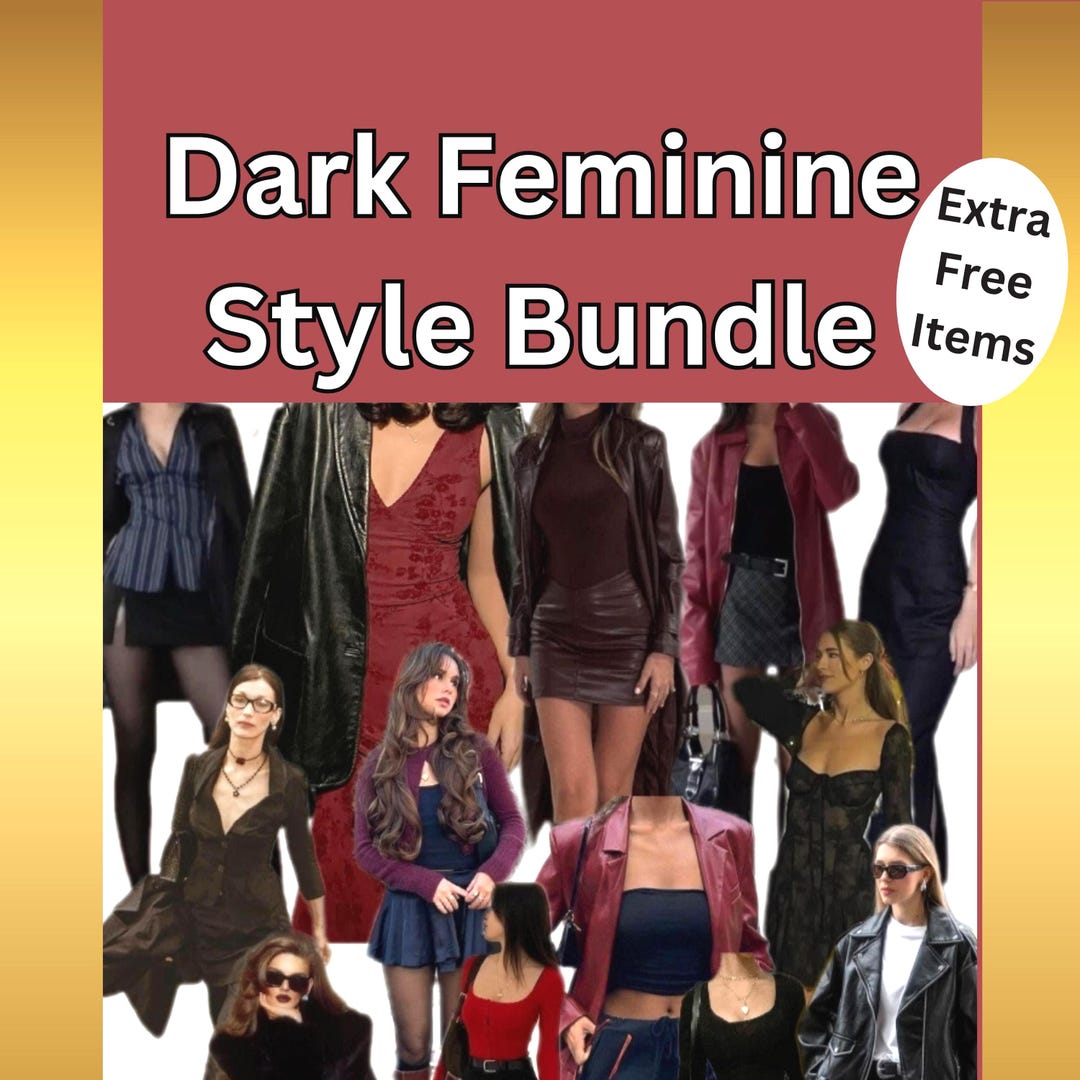 Dark Feminine Style Bundle Mystery Box, Dark Feminine Girl, Dark ...