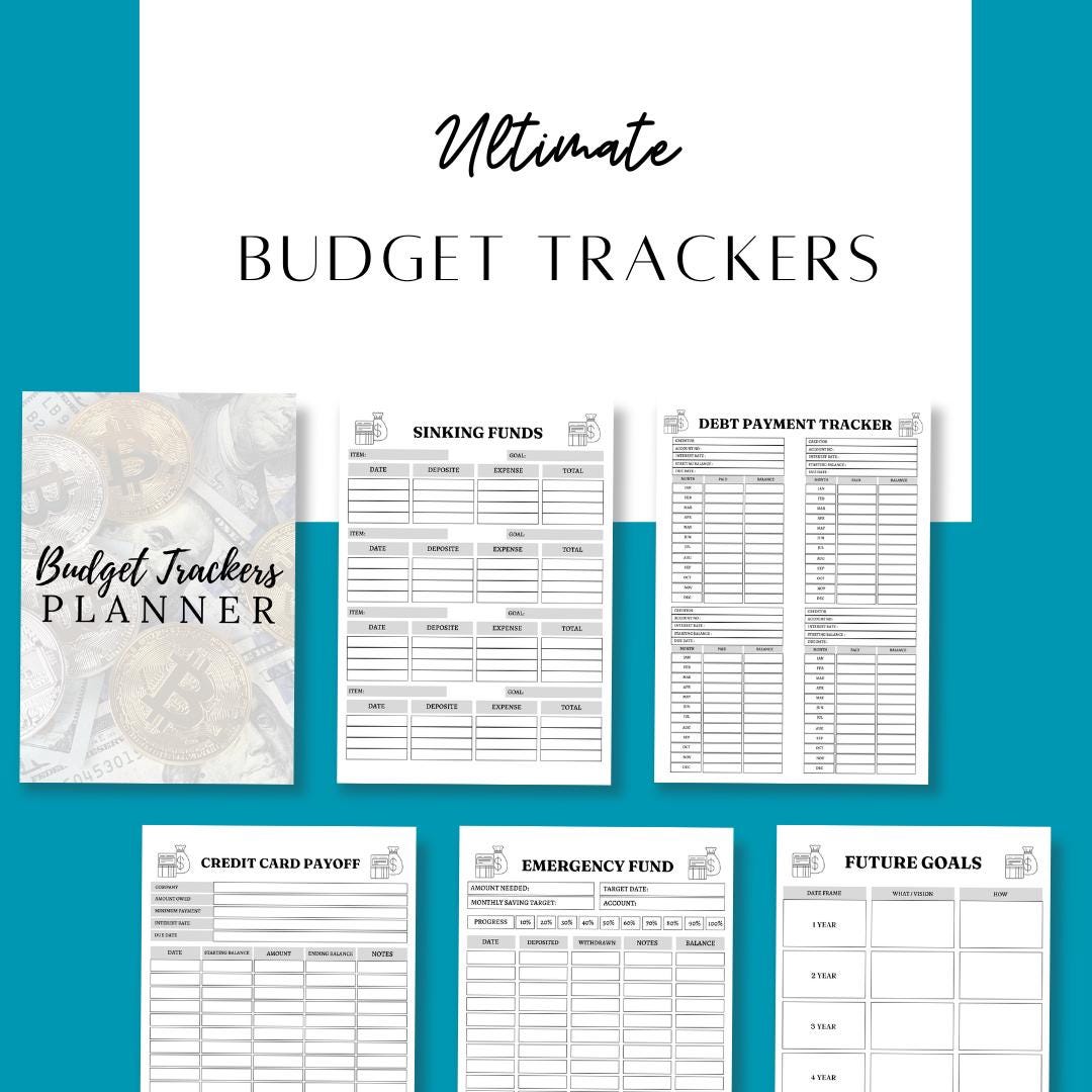 Budget Planner, Budget Tracker, Track Your Money, Budget Your Money ...