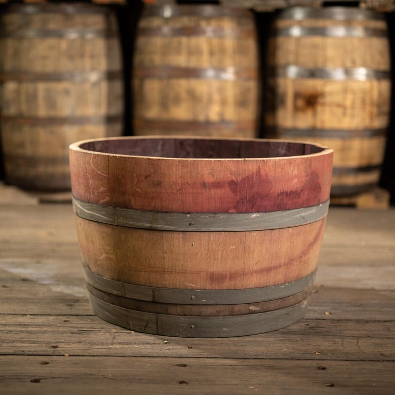 Wood Planter Barrels - Etsy