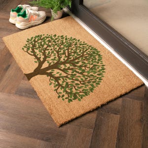 Tree of Life Coir Doormat - Welcome Doormat - Anniversary Gift ...