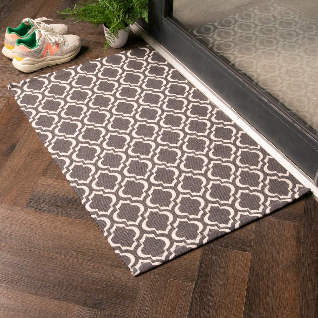 Grey Trellis Bottom Layer Mat - Layered Doormats - Housewarming Gift ...