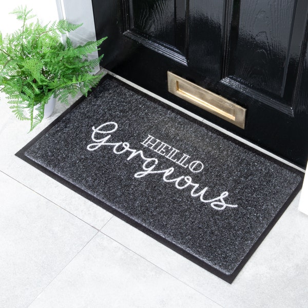 Hello Welcome Mat - Etsy